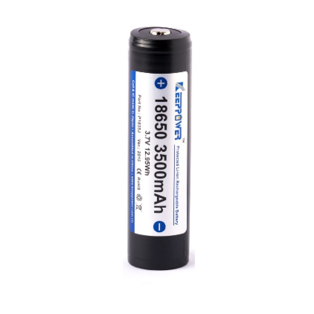 Keeppower 18650 3500mAh Protected Li-Ion Battery - Ausbatteries